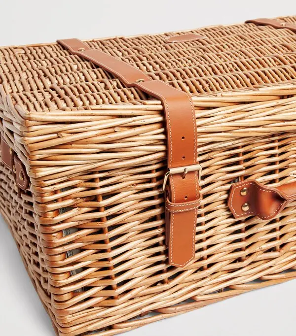 Harrods Fitted Picnic Basket For Four