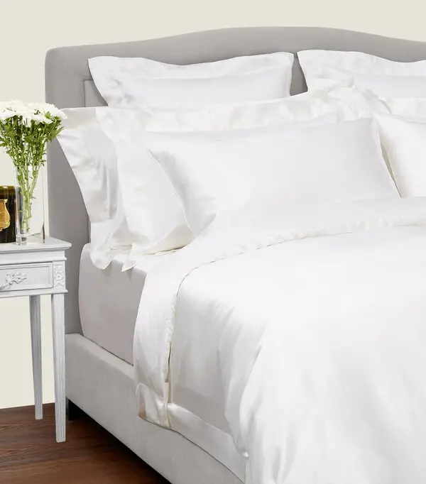 Gingerlily Silk Duvet Cover - Ivory