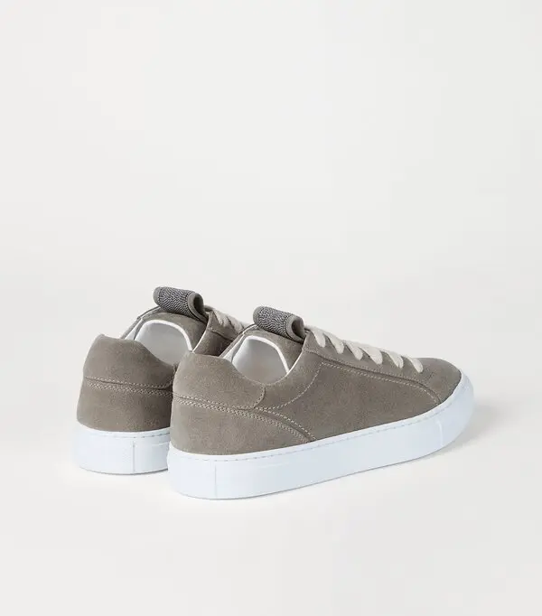 Brunello Cucinelli Suede Low-top Lace-up Sneakers