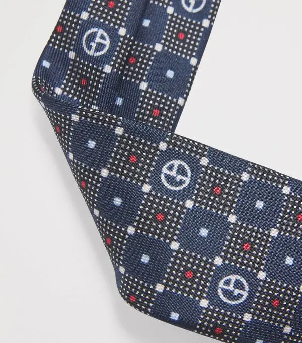 Giorgio Armani Silk Jacquard Neck Tie