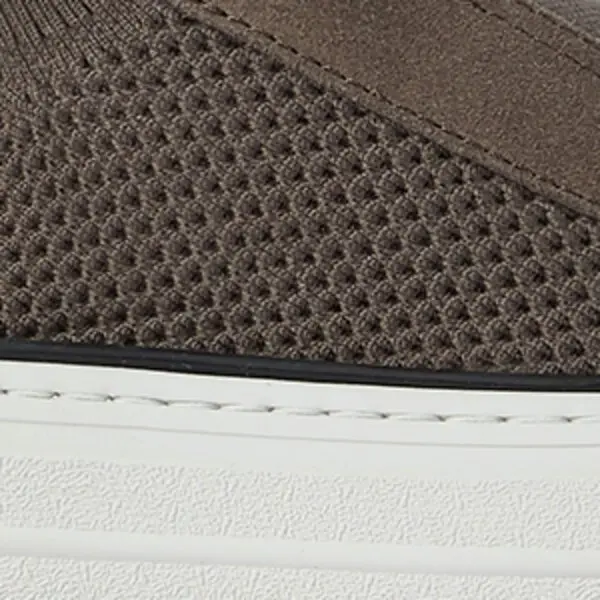 Brunello Cucinelli Knitted Suede-trimmed Sneakers
