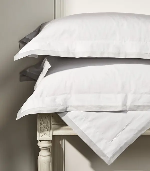 CELSO DE LEMOS Hella Oxford Pillowcase - Grey