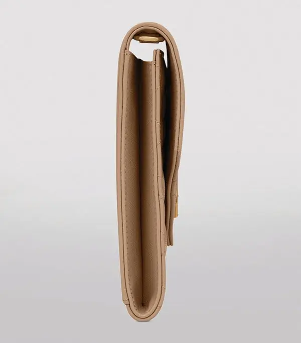 Saint Laurent Quilted Leather Pouch