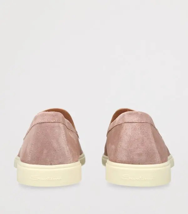 Santoni Suede Detroit Loafers