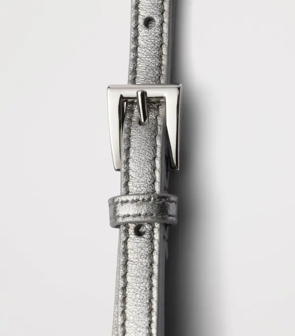 Prada Nappa Leather Belt - Metallic