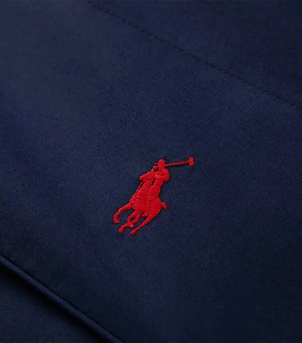 Ralph Lauren Cotton Player Super King Flat Sheet - Navy
