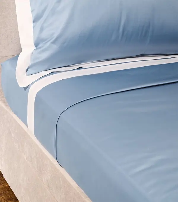 CELSO DE LEMOS Emma Square Pillowcase - Blue