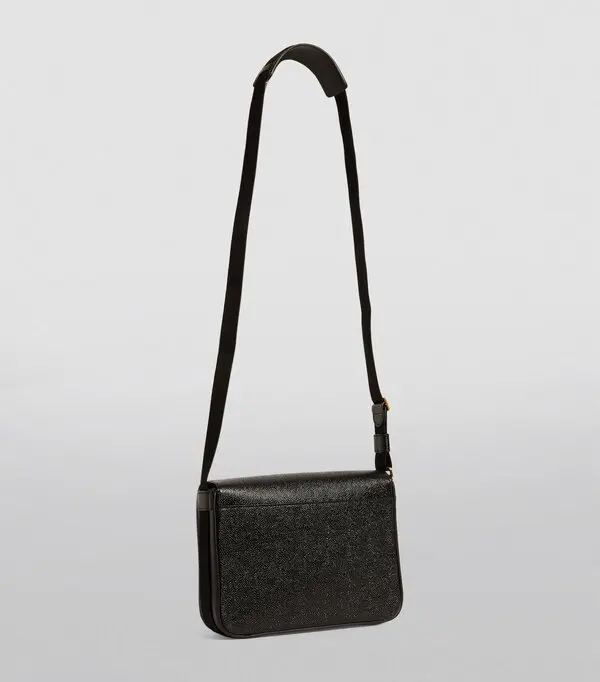 Thom Browne Pebbled Leather Reporter Bag