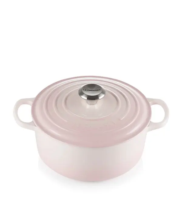 LE CREUSET Cast Iron Round Casserole Dish - Blue