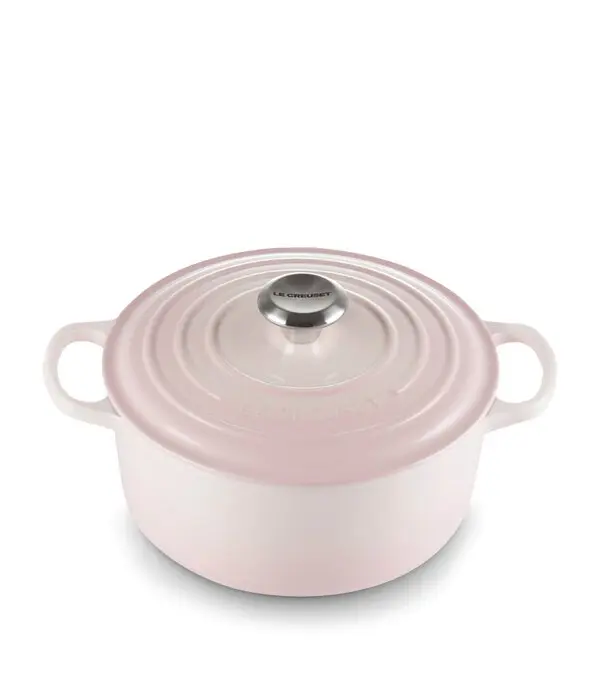 LE CREUSET Cast Iron Round Casserole Dish - Blue