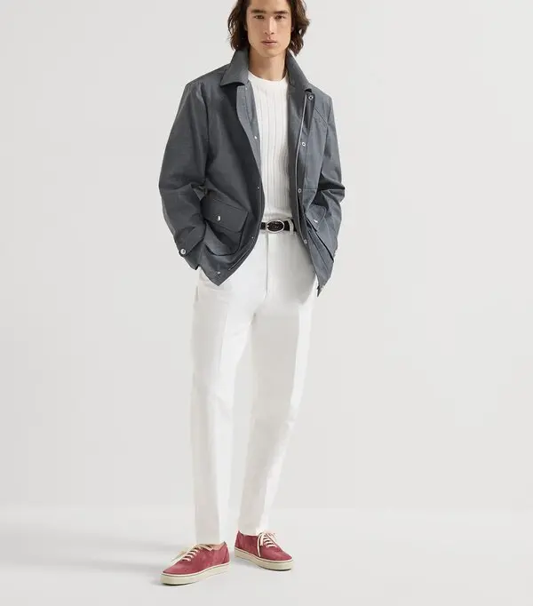 Brunello Cucinelli Virgin Wool Field Jacket