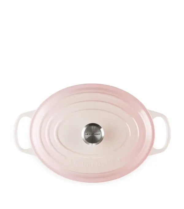 LE CREUSET Cast Iron Oval Casserole Dish - Blue