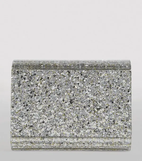 JIMMY CHOO Glitter Candy Clutch Bag