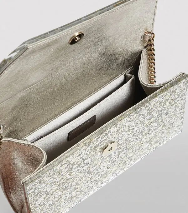 JIMMY CHOO Glitter Candy Clutch Bag
