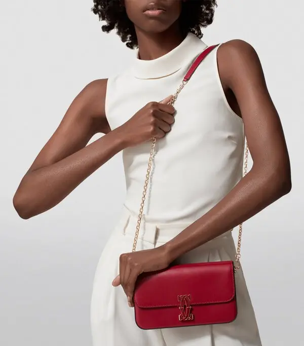 Cartier Mini Leather C De Chain Bag