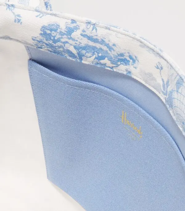 Harrods Medium Toile Print Tote Bag - Blue