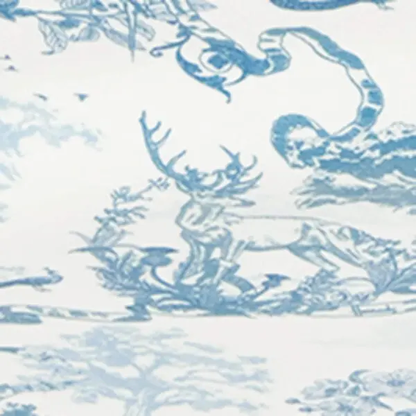 Harrods Bone China Toile Dinner Plate