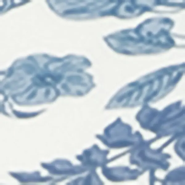 Harrods Bone China Toile Bowl - Blue