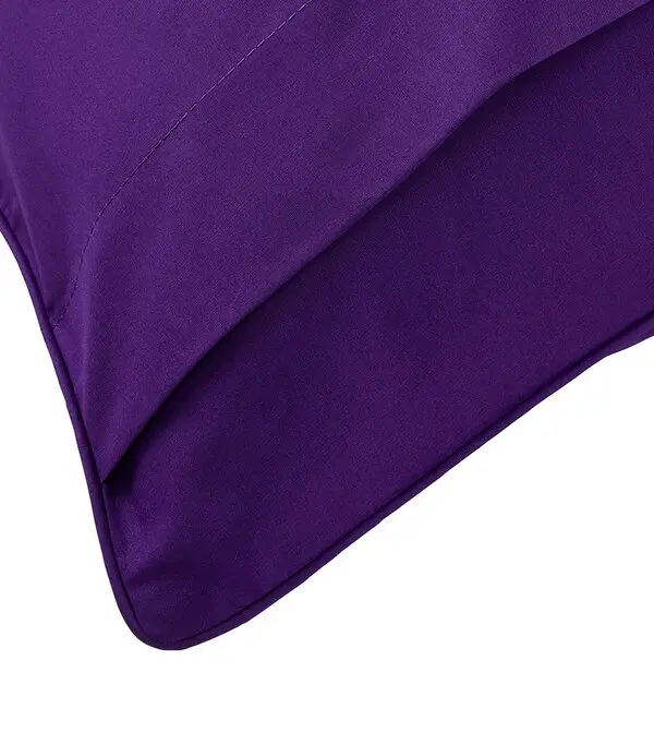 Ralph Lauren Cotton Polo Player Square Pillowcase - Purple
