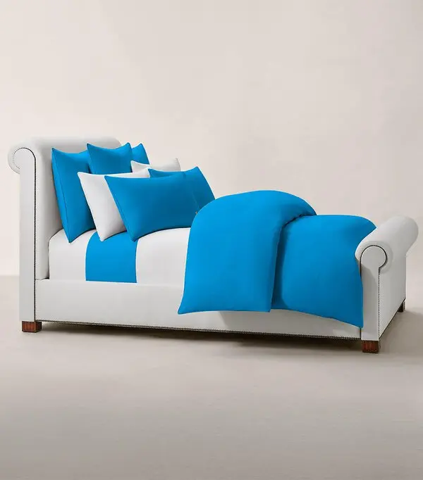 Ralph Lauren Cotton Polo Pony Duvet Cover - Blue