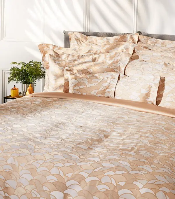 CELSO DE LEMOS Lou Lou Super King Duvet Cover - Grey