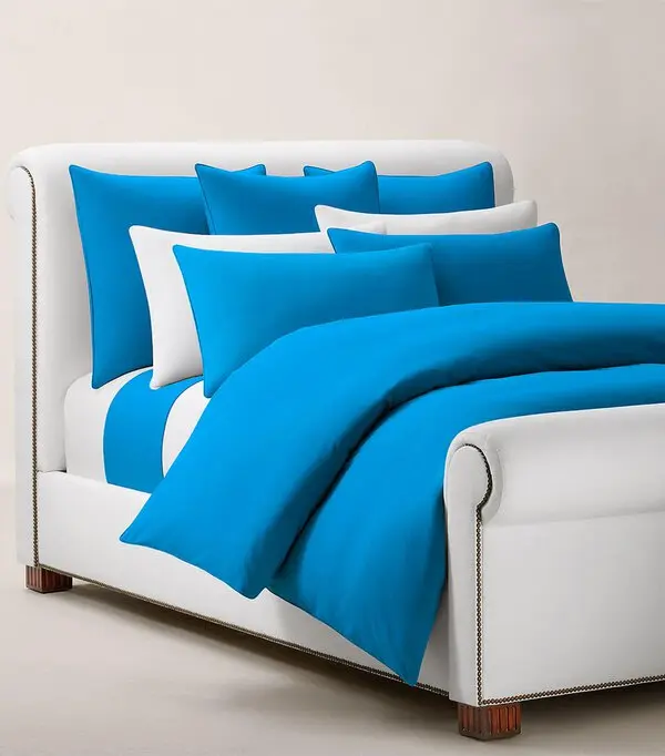 Ralph Lauren Cotton Polo Player Single Fitted Sheet - Blue