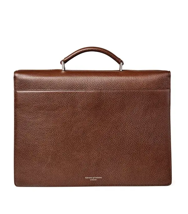 ASPINAL OF LONDON Leather City Laptop Briefcase
