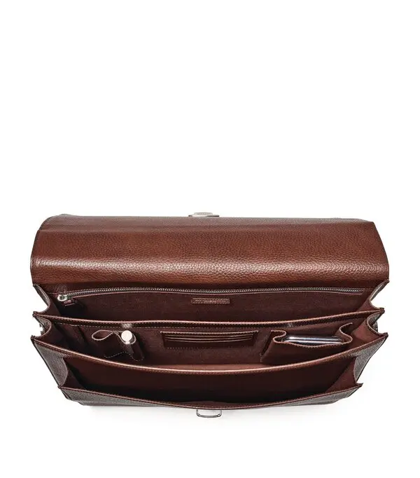ASPINAL OF LONDON Leather City Laptop Briefcase