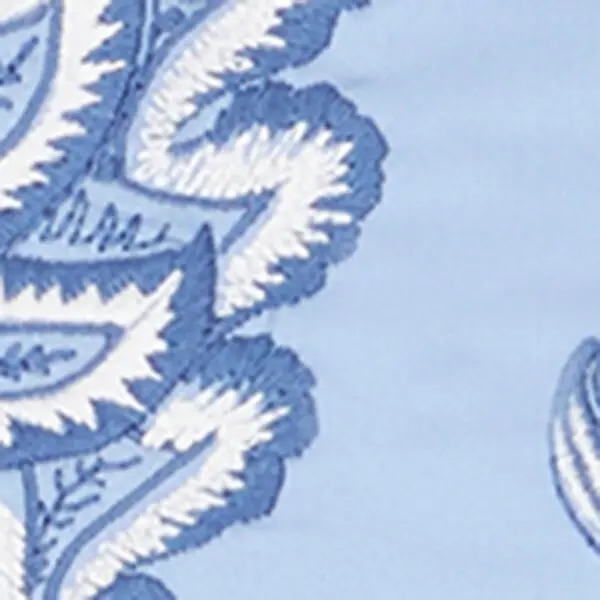 Etro Cotton Bloom Embroidered Cushion