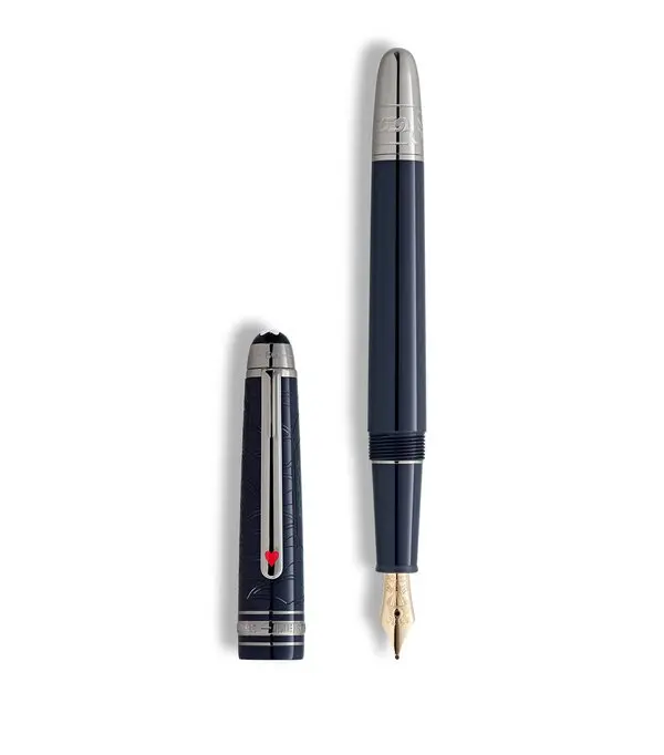 Montblanc Meisterstück Around The World Classique Fountain Pen - Blue
