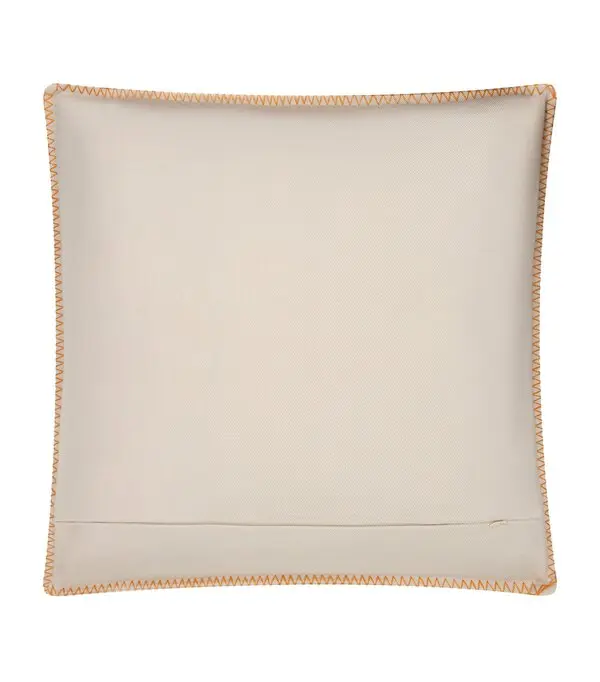 Etro Cotton Ribot Embroidered Cushion