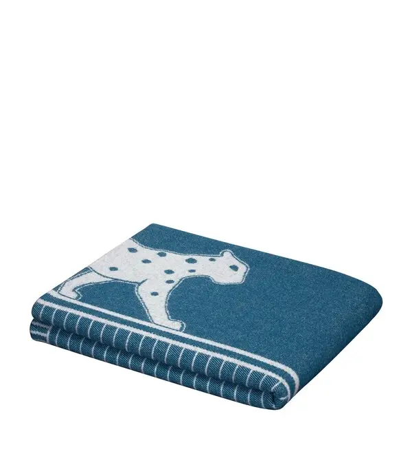 Cartier Merino Wool-cashmere Panthère De Blanket