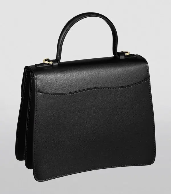 Cartier Leather Panthère De Top-handle Bag - Black