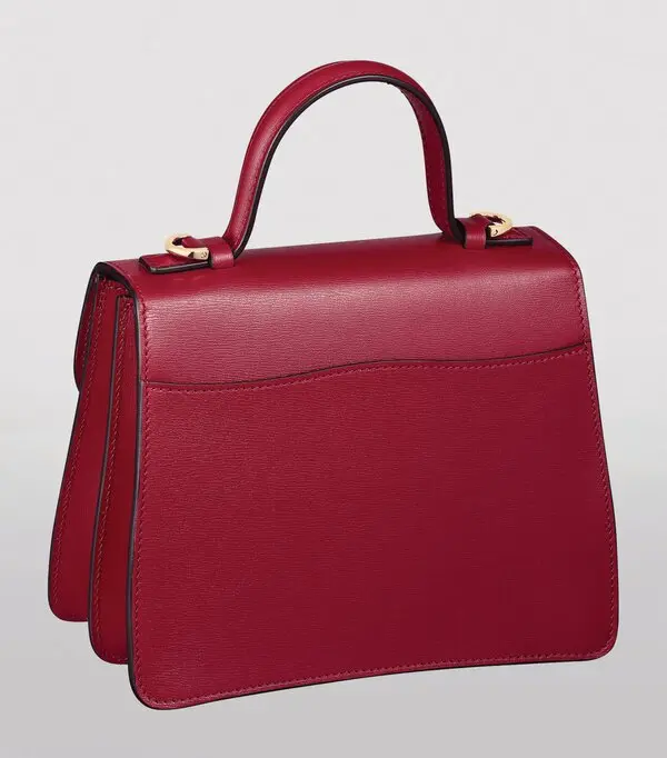 Cartier Leather Mini Panthère De Top-handle Bag - Red