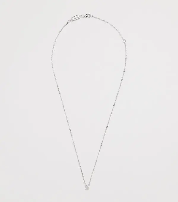 Harrods 18 Karat Gold Diamond Pendant Necklace