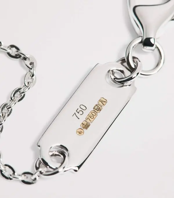 Harrods 18 Karat Gold Diamond Pendant Necklace