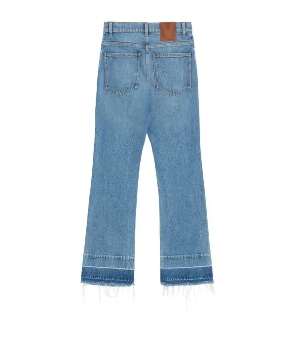 Valentino Garavani Butterfly Embroidered Jeans