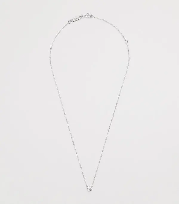 Harrods 18-karat Gold Diamond Pendant Necklace