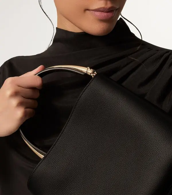 Cartier Panthère De Top Handle Bag - Black