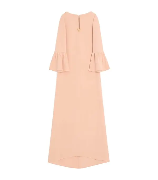 Valentino Garavani Silk A-line Gown - Orange