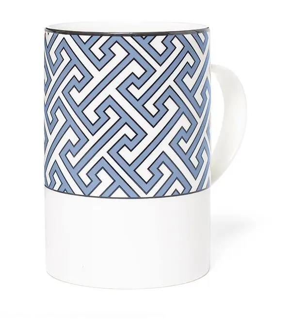 O.W.LONDON Maze Maxi Mug - Blue