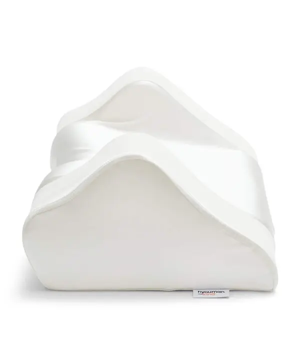 Hyoumankind Back Sleep Pillow With Silk Pillowcase