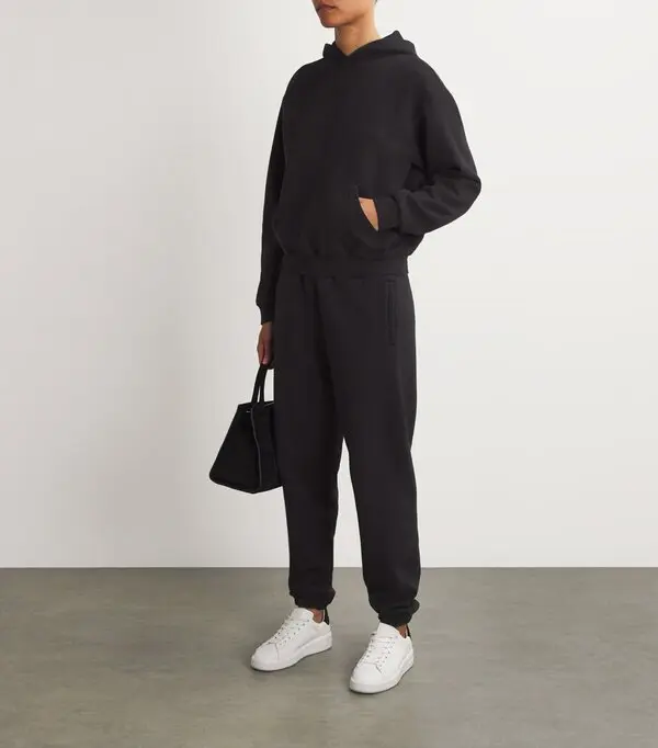 SKIMS Fleece Classic Hoodie - Black