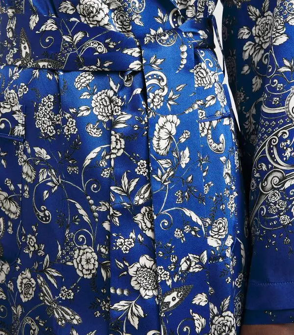 Harrods Silk Butterfly Robe