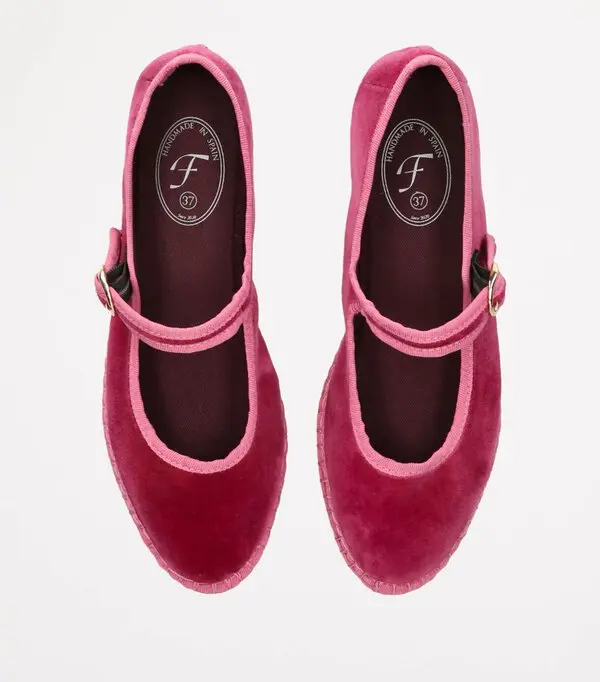 FLABELUS Velvet Mary Janes