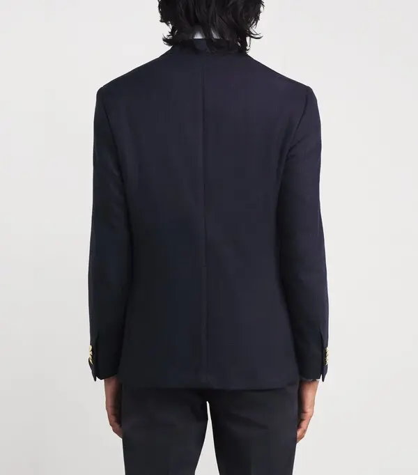 Corneliani Virgin Wool Double-breasted Blazer