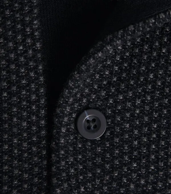 Vince Wool-blend Jacquard Polo Shirt
