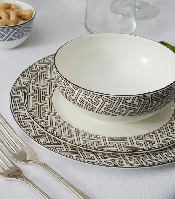 O.W.LONDON Maze Breakfast Bowl - Beige
