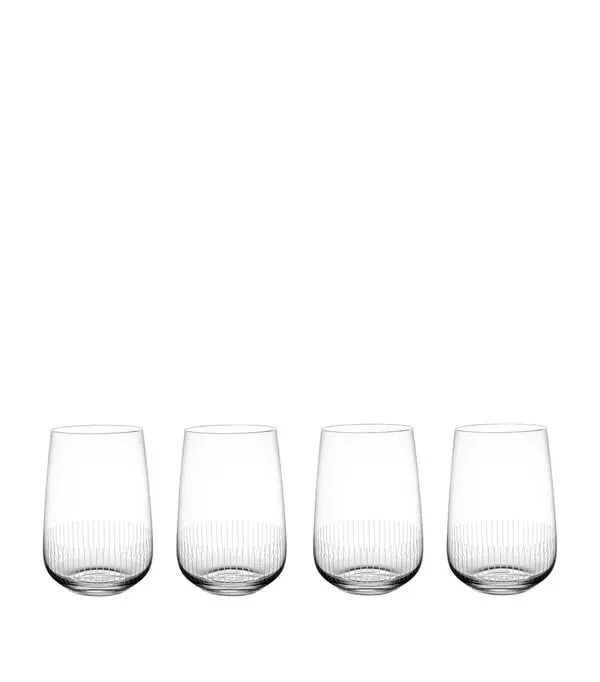 VILLEROY & BOCH Crystal Afina Highball Glasses - Clear