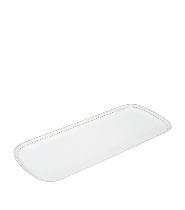 Christofle Malmaison Impériale Platinum Cake Dish